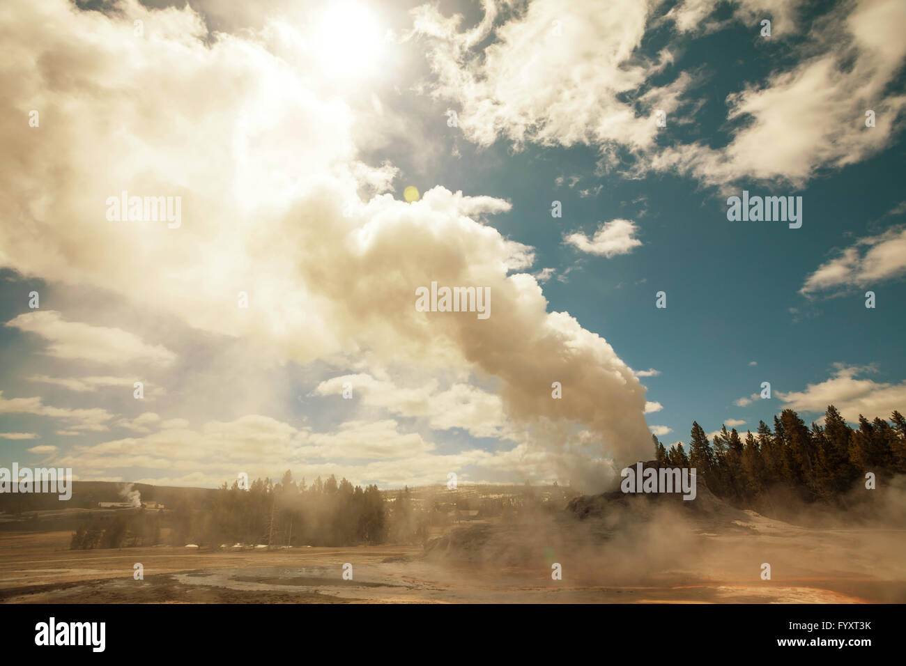 Geyser exploding hi-res stock photography and images - Alamy