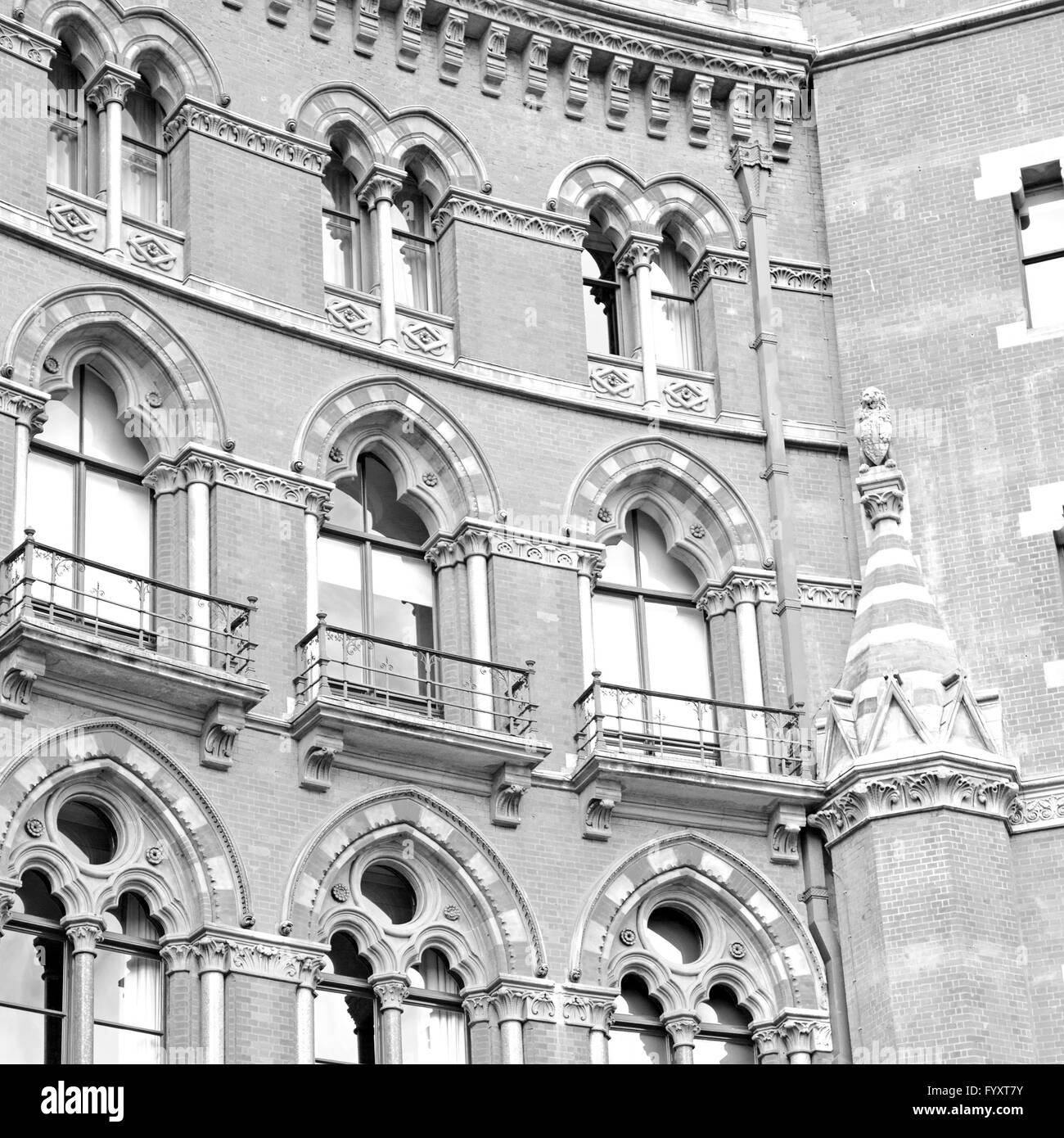 Victorian window frame Black and White Stock Photos & Images - Alamy