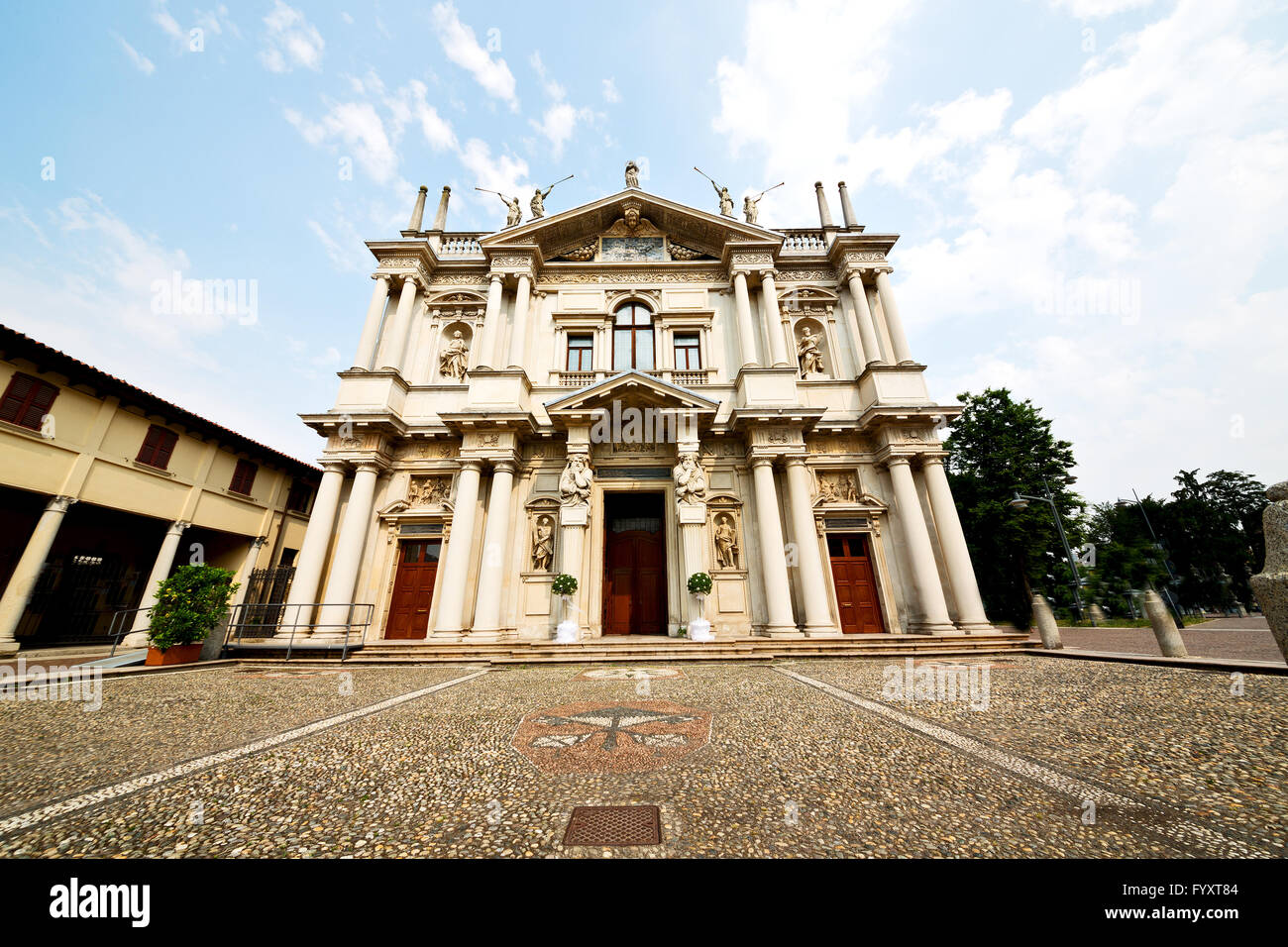 column in italy europe and sunlight Stock Photo - Alamy