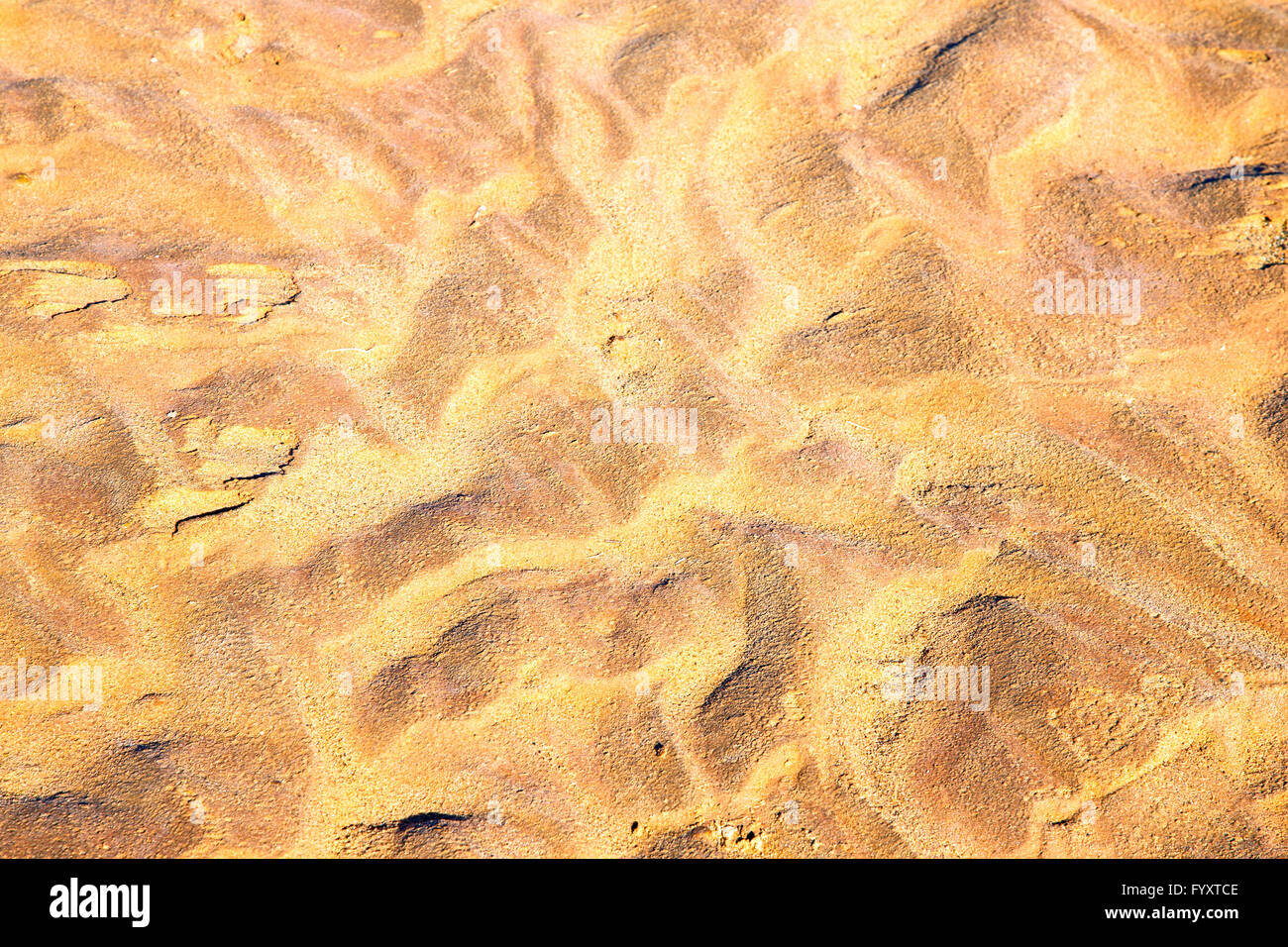 brown dry sand sahara desert morocco africa erosion Stock Photo - Alamy