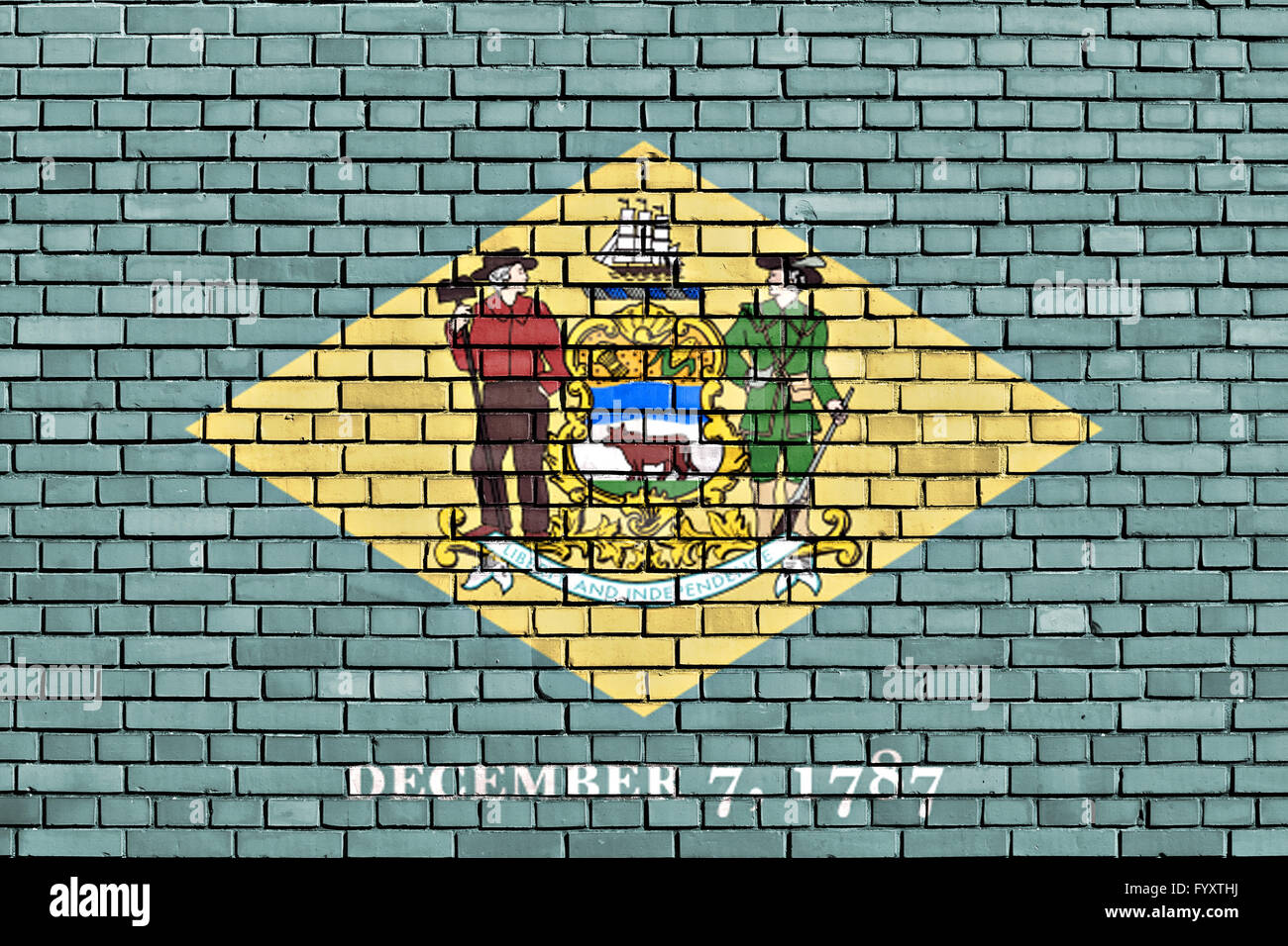 Flag of delaware hi-res stock photography and images - Alamy