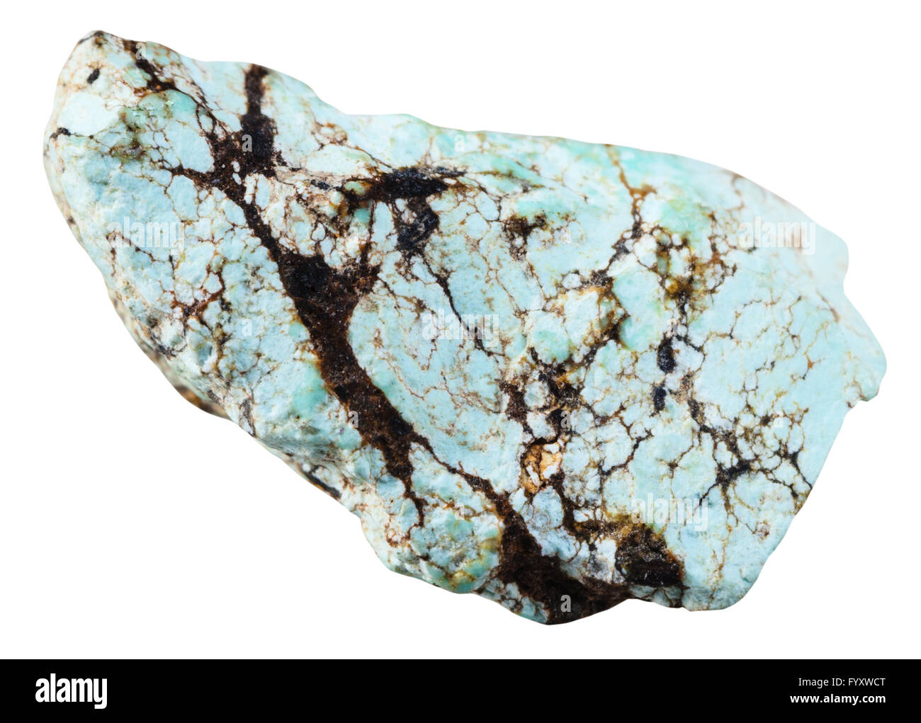 macro shooting of natural mineral stone - specimen of Turquoise ...
