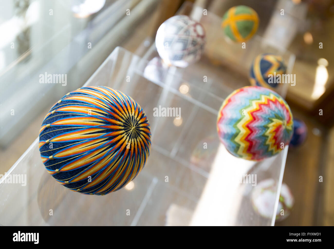 Colorful Temari balls Stock Photo - Alamy