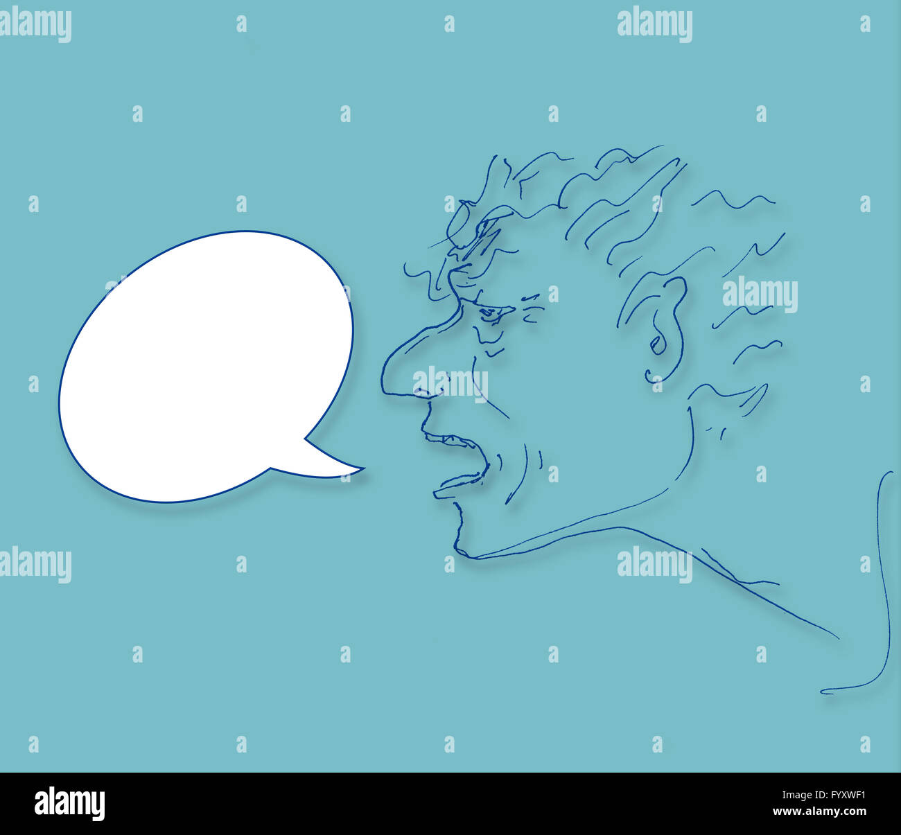 Abstract speaking hi-res stock photography and images - Alamy