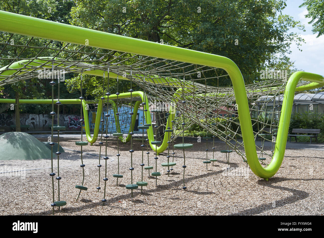 Detail of a modern playground Stock Photo - Alamy