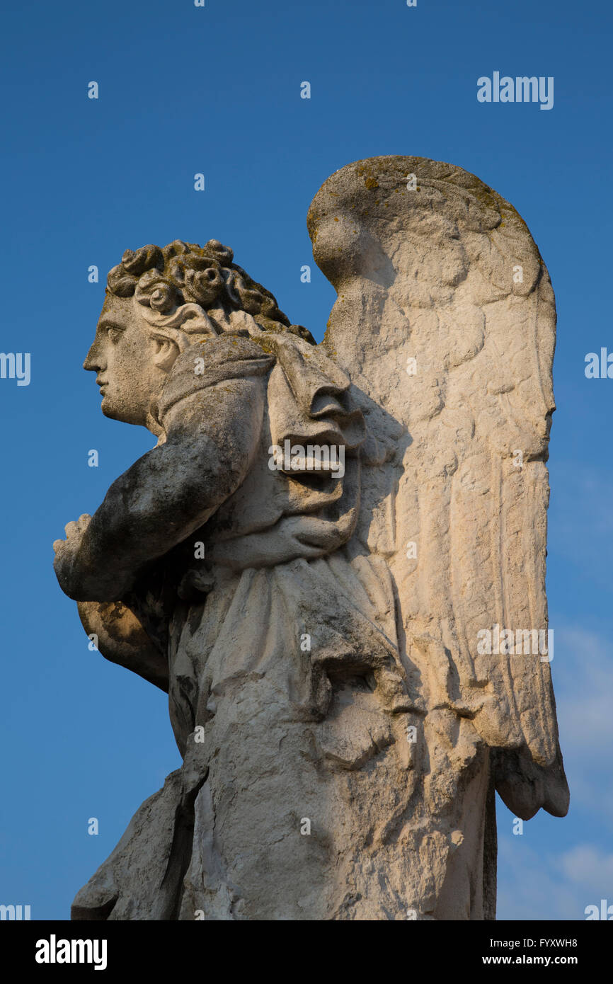 Angel Statue at Avignon Cathedral, France Stock Photo - Alamy