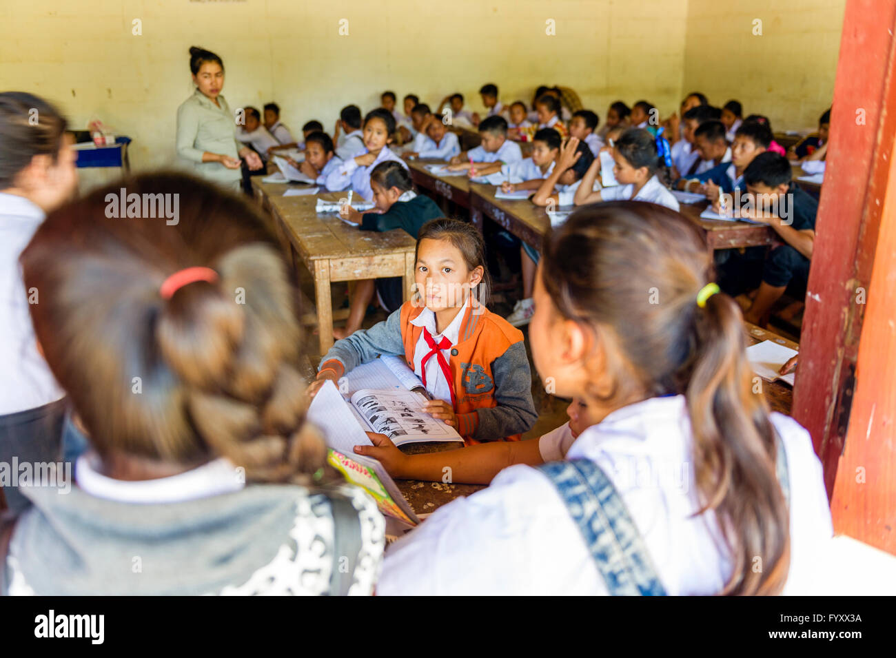China school classroom hi-res stock photography and images - Alamy