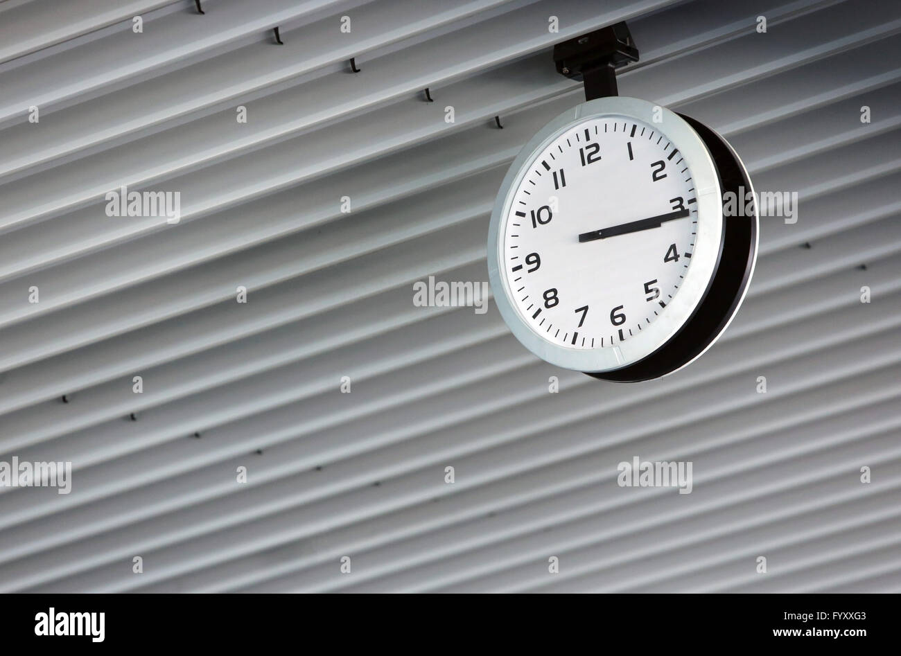 A clock on the roof Stock Photo - Alamy