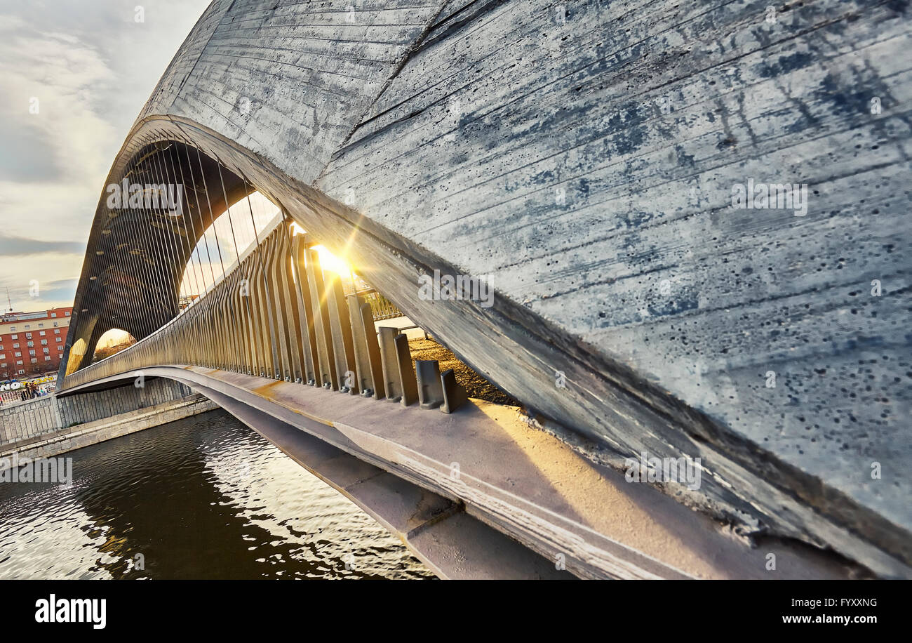 Matadero bridge. Madrid Rio. Madrid, Spain Stock Photo - Alamy