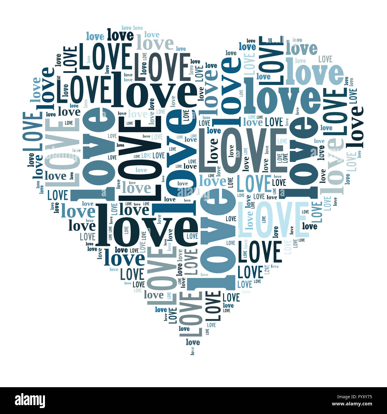 Valentines day card word cloud concept Stock Photo - Alamy
