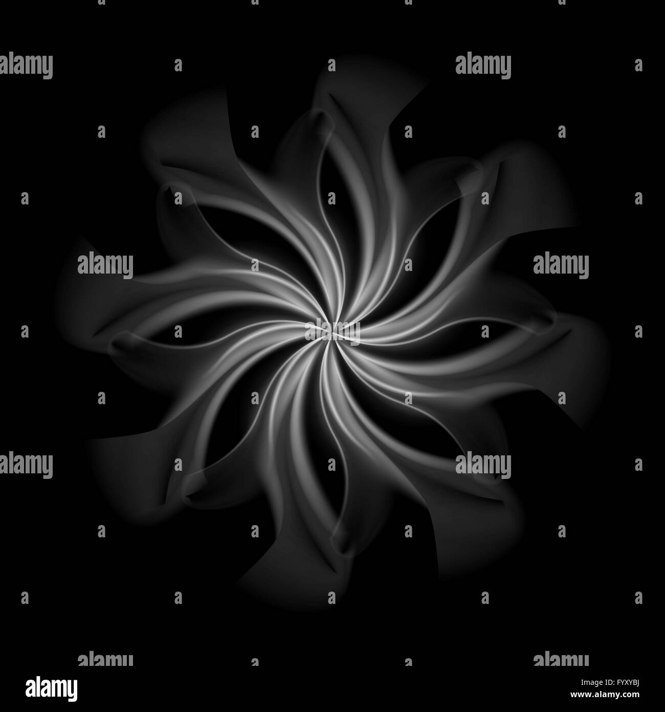 Smoke wavy logo shape Stock Photo - Alamy