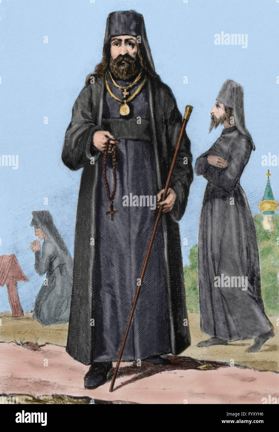 Orthodox Church. Russian Archimandrite. Ecclesiastical dignity ...
