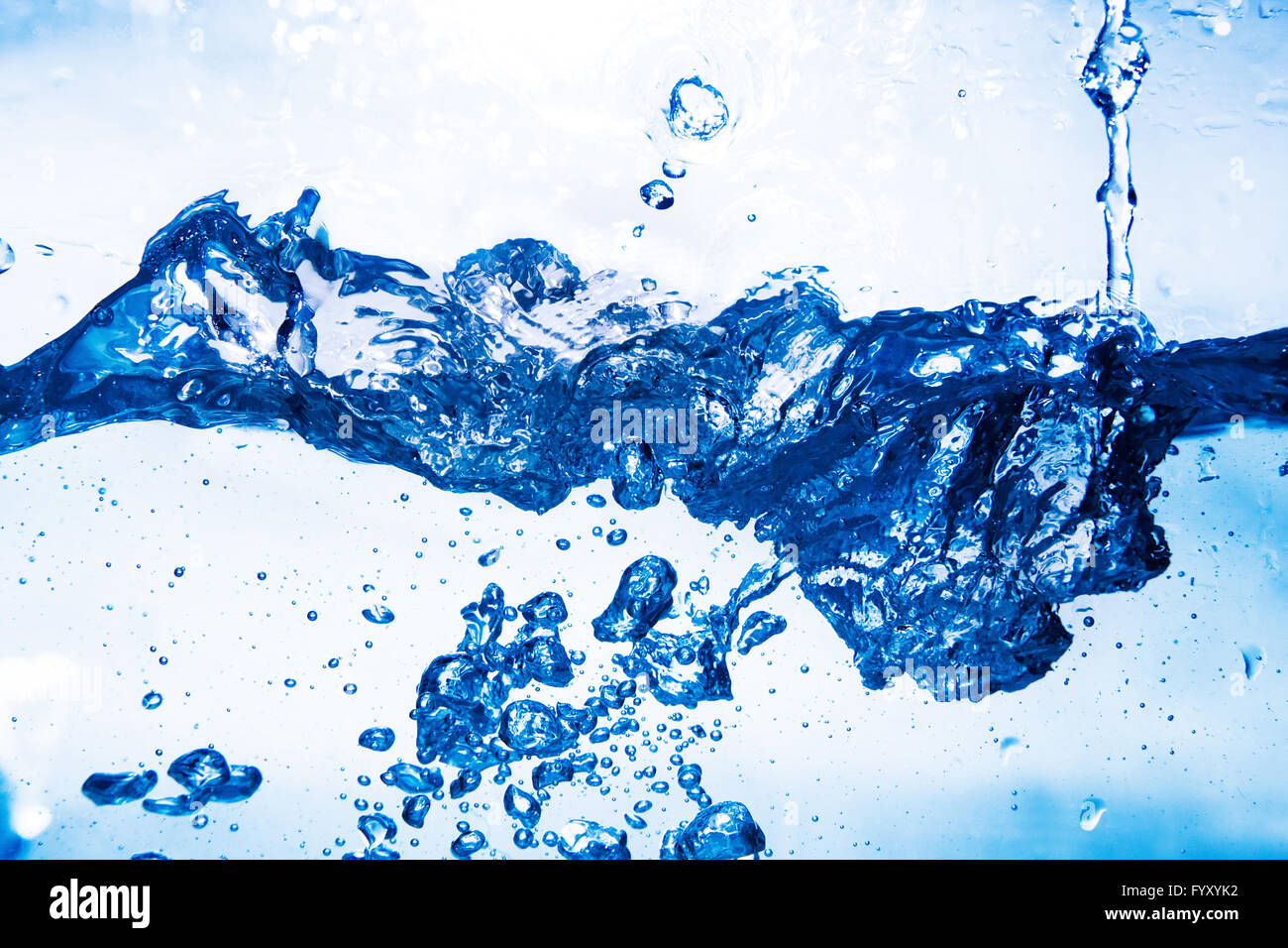 Fresh clean water splash Stock Photo - Alamy