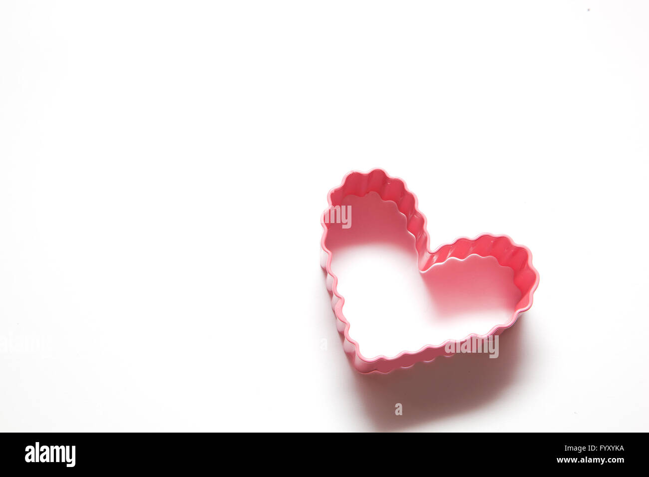 Simple romantic love heart Cut Out Stock Images & Pictures - Alamy
