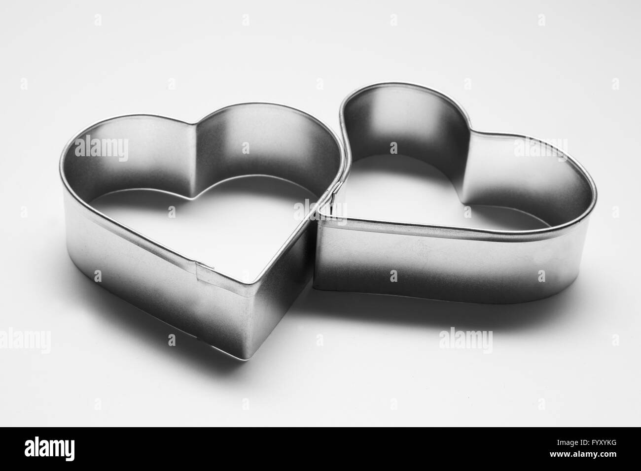 Simple romantic love heart Black and White Stock Photos & Images - Alamy