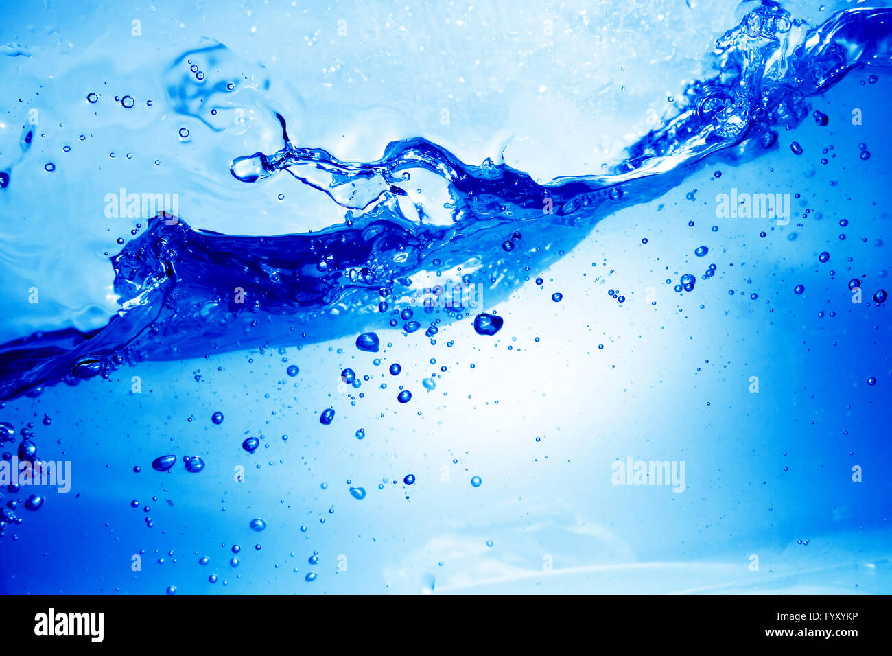 Fresh clean water splash Stock Photo - Alamy