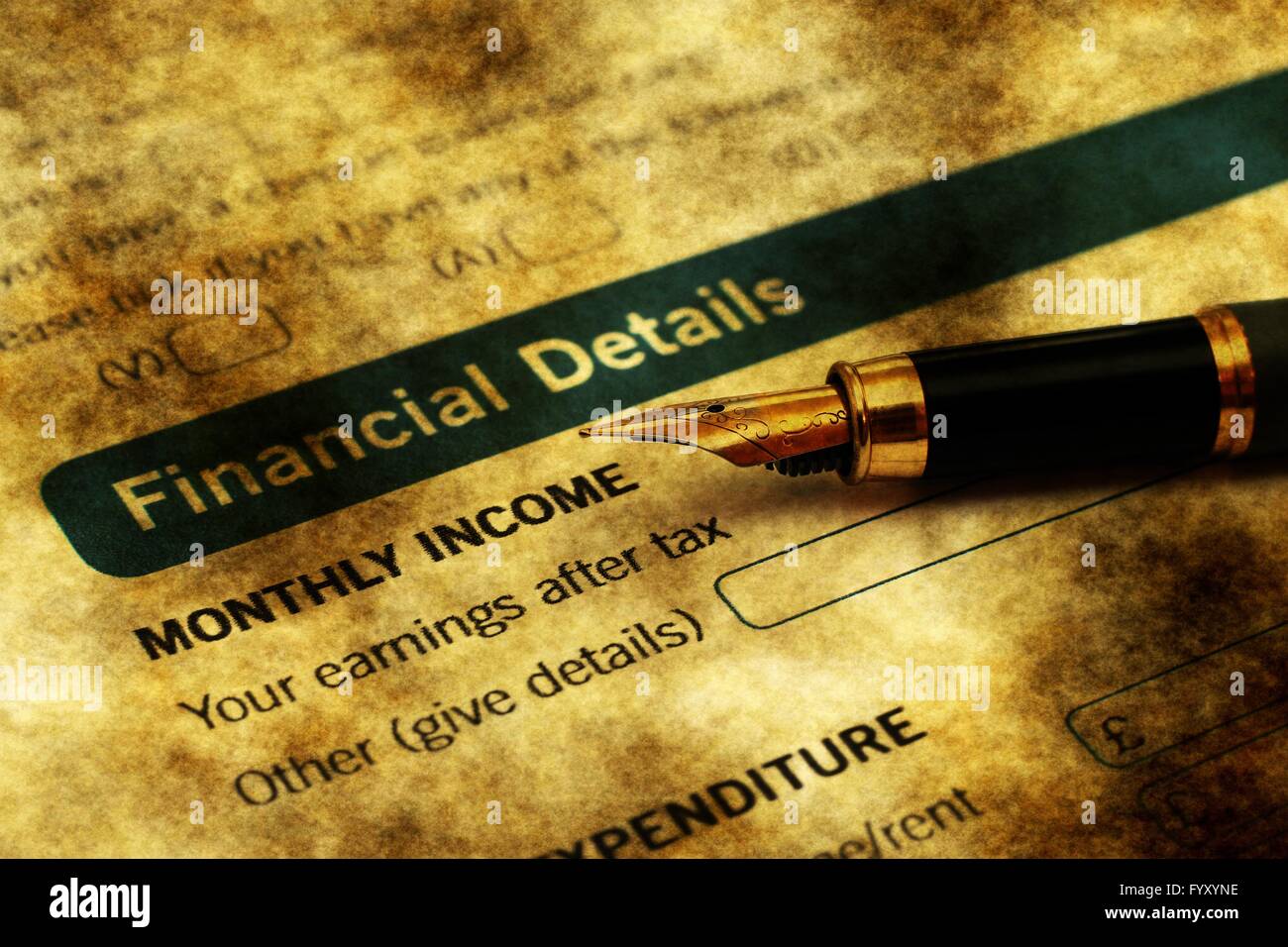 Credit report details hi-res stock photography and images - Alamy