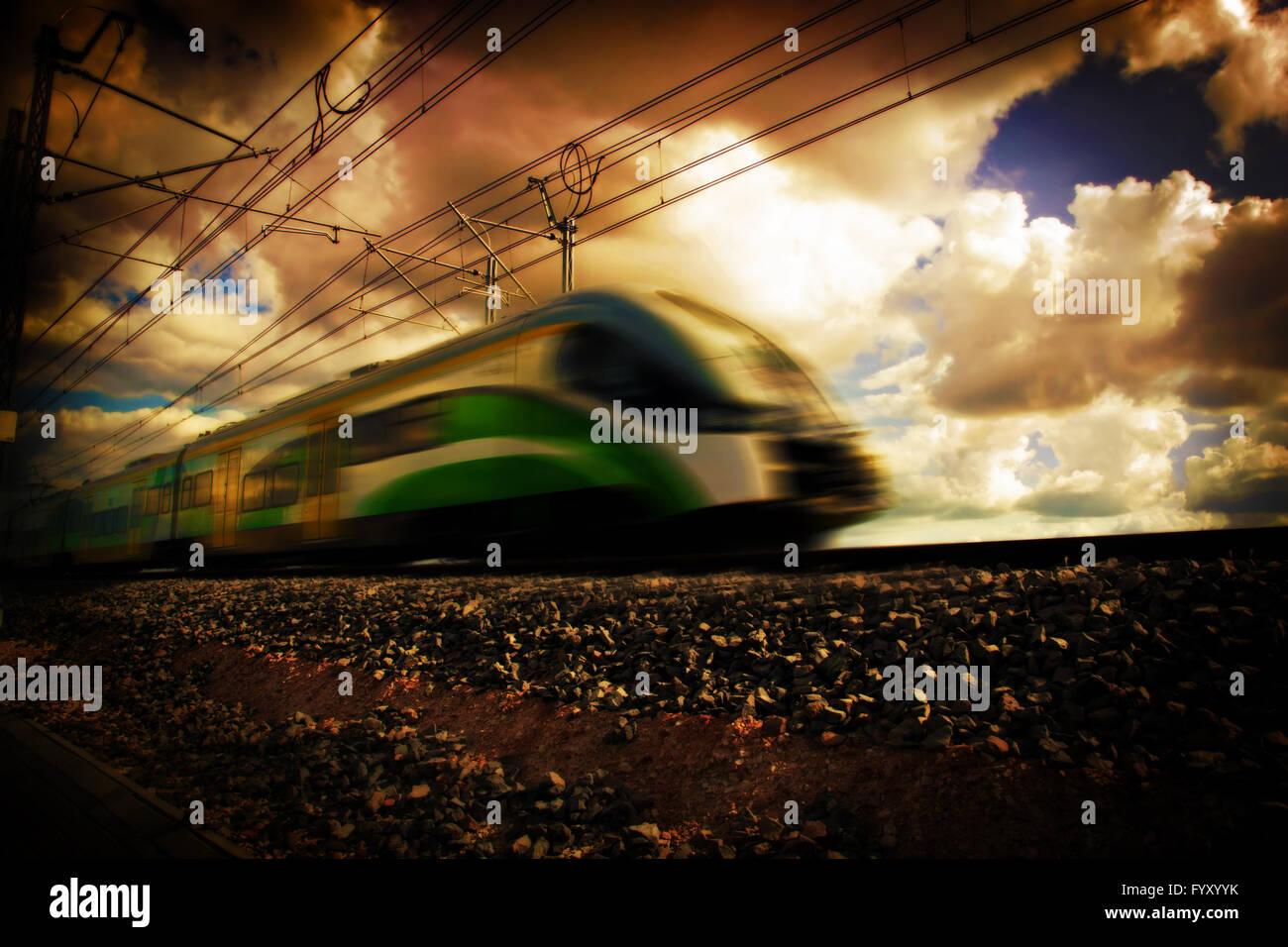 Modern train hi-res stock photography and images - Alamy