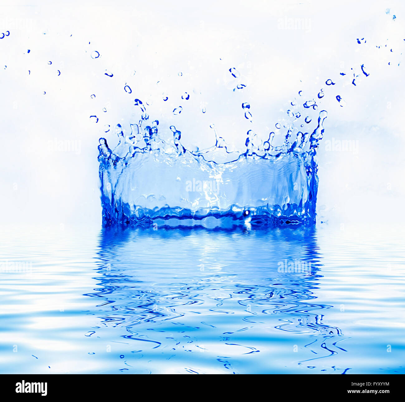 Fresh water splash Stock Photo - Alamy