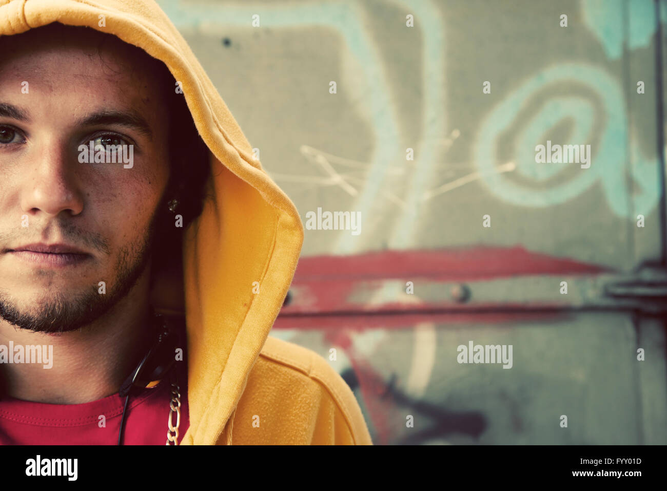 Urban graffiti portrait hi-res stock photography and images - Alamy