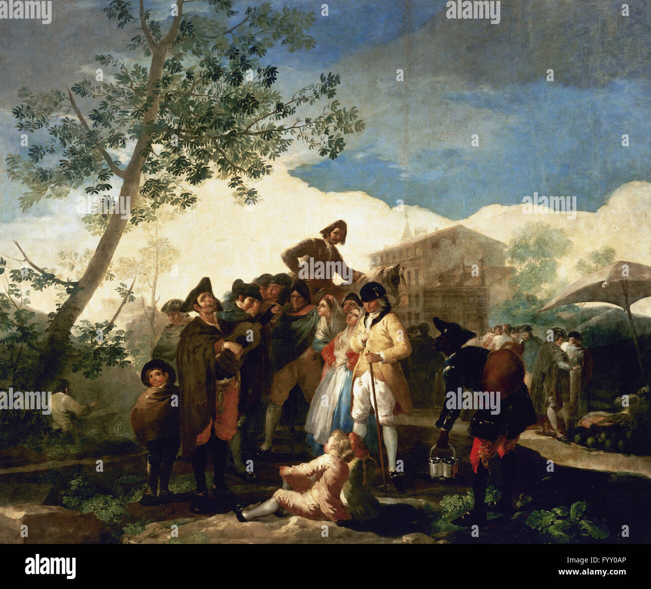 Francisco de Goya y Lucientes (1746-1828). Spanish painter. The Blind ...