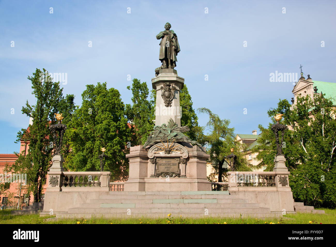 Adam mickiewicz monument hi-res stock photography and images - Alamy