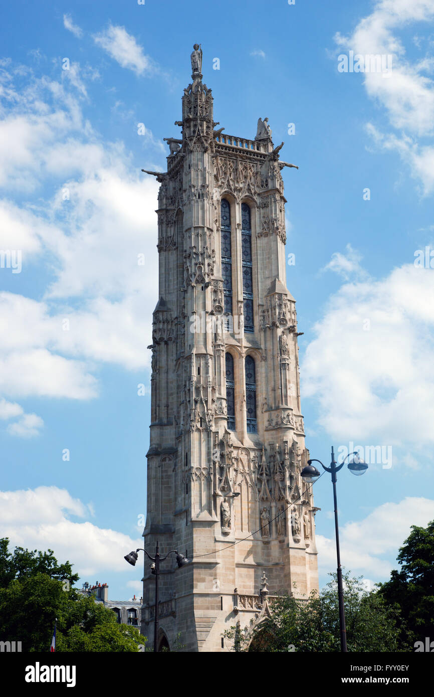 Tour Saint Jacques, Paris, France Stock Photo - Alamy