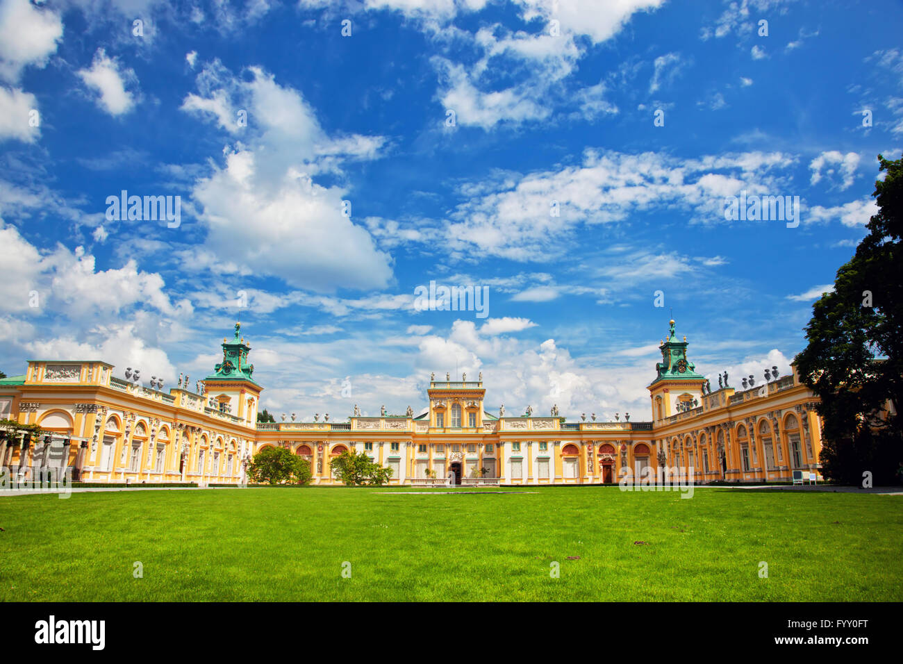 Wilanow Palace in Warsaw, Poland Stock Photo - Alamy