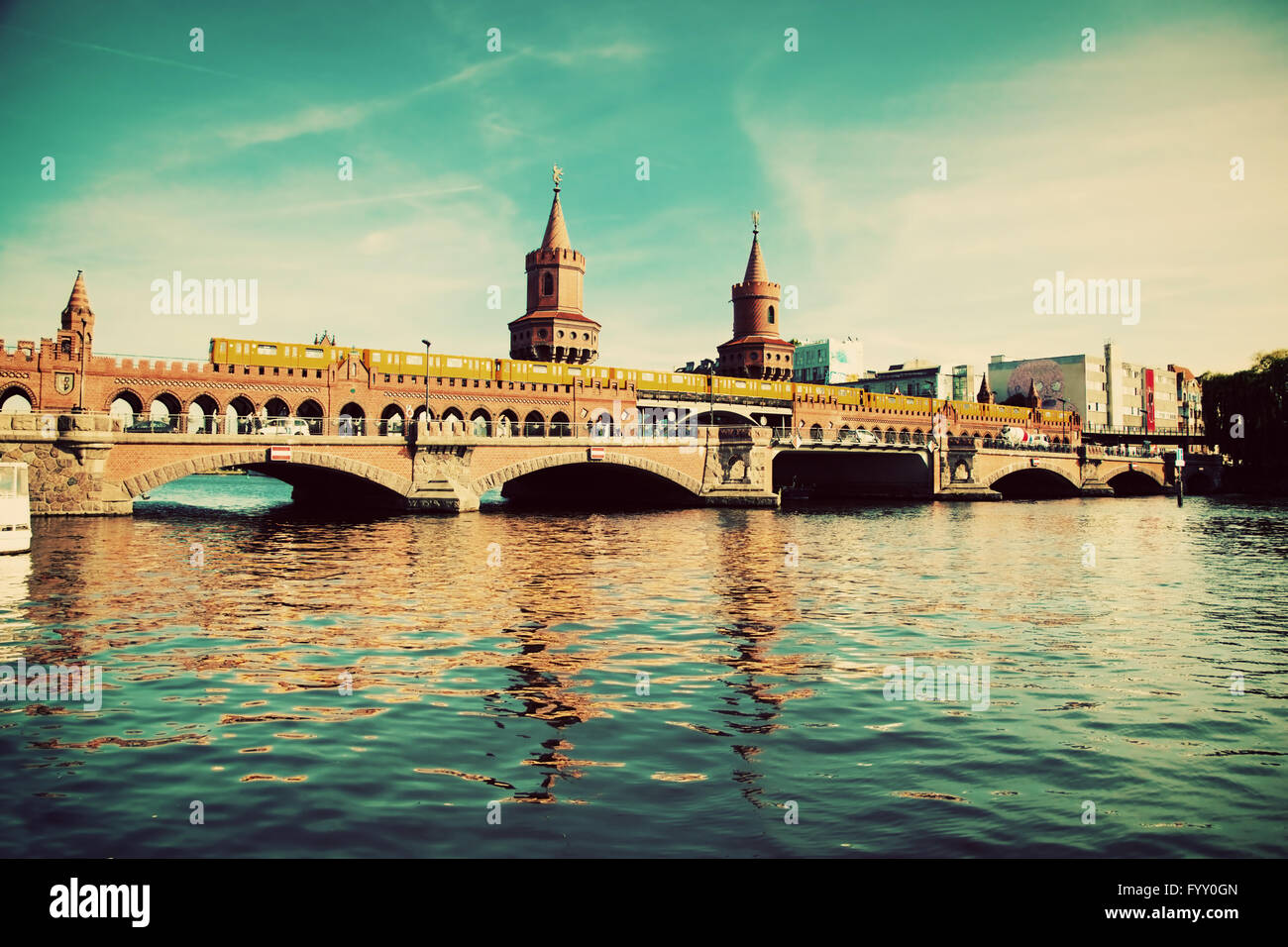 The Oberbaum Bridge Stock Photo - Alamy