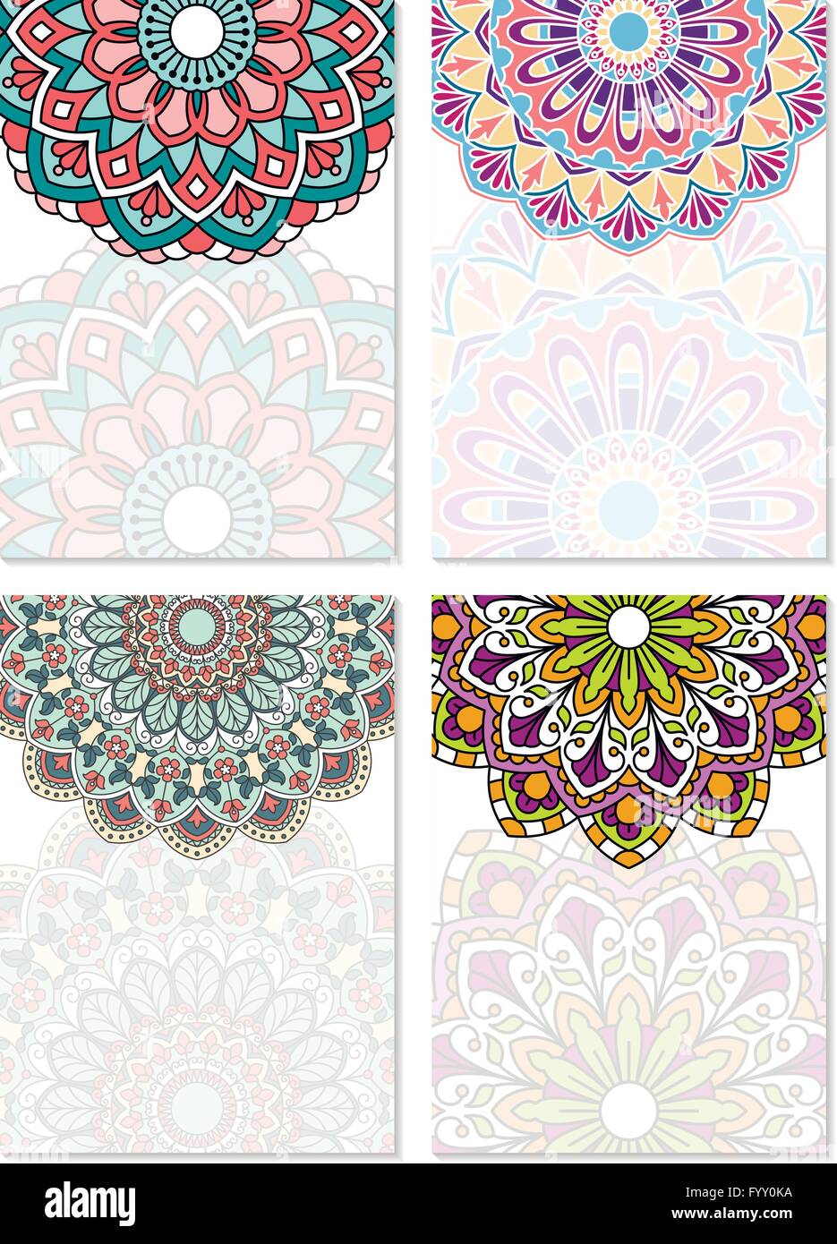 Set of abstract cards Stock Vector Image & Art - Alamy