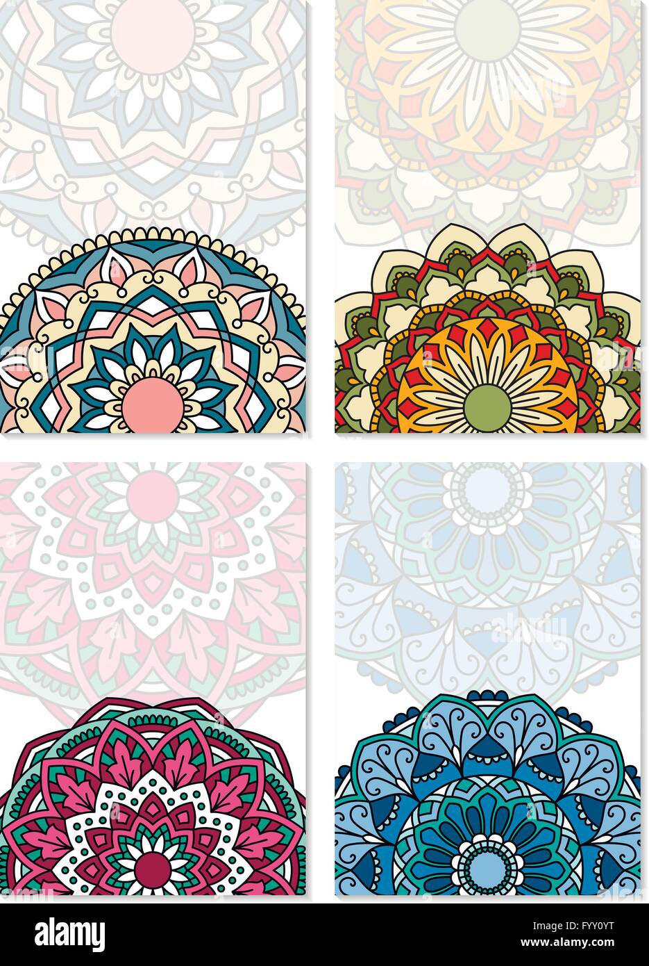 Set of abstract cards Stock Vector Image & Art - Alamy