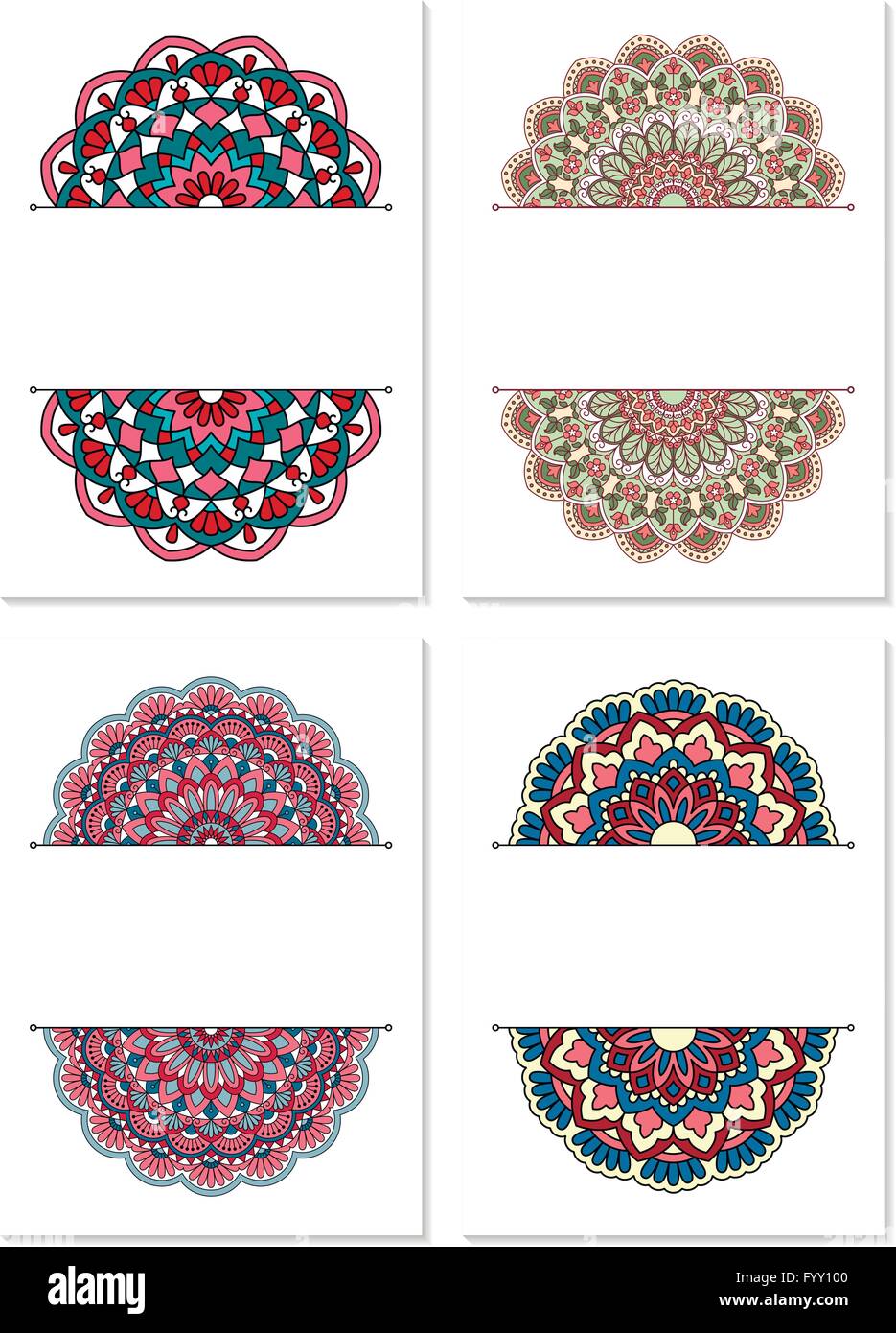 Set of abstract cards Stock Vector Image & Art - Alamy