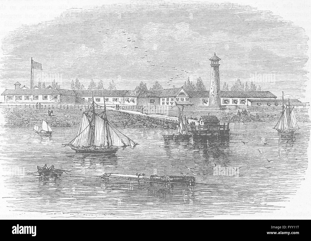 Fort monroe civil war Black and White Stock Photos & Images - Alamy