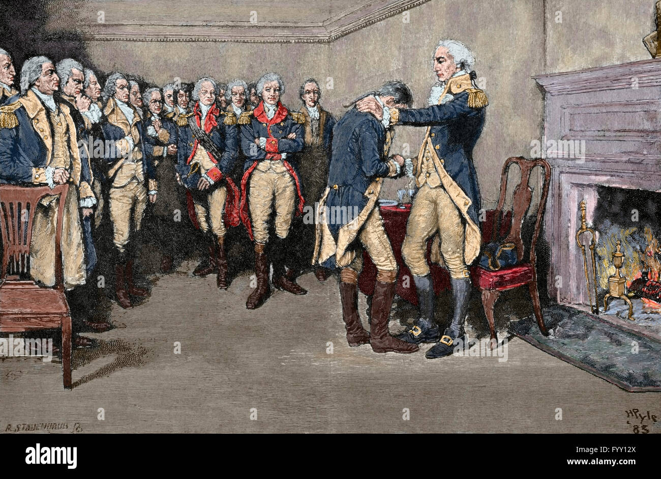 American Revolutionary War (1775-1783). New York city. George ...