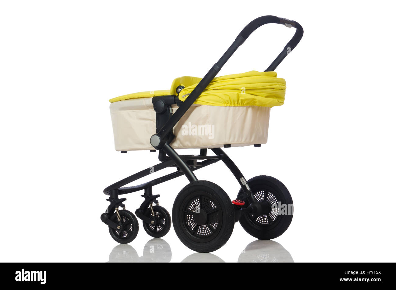 Child pram isolated on the white background Stock Photo - Alamy