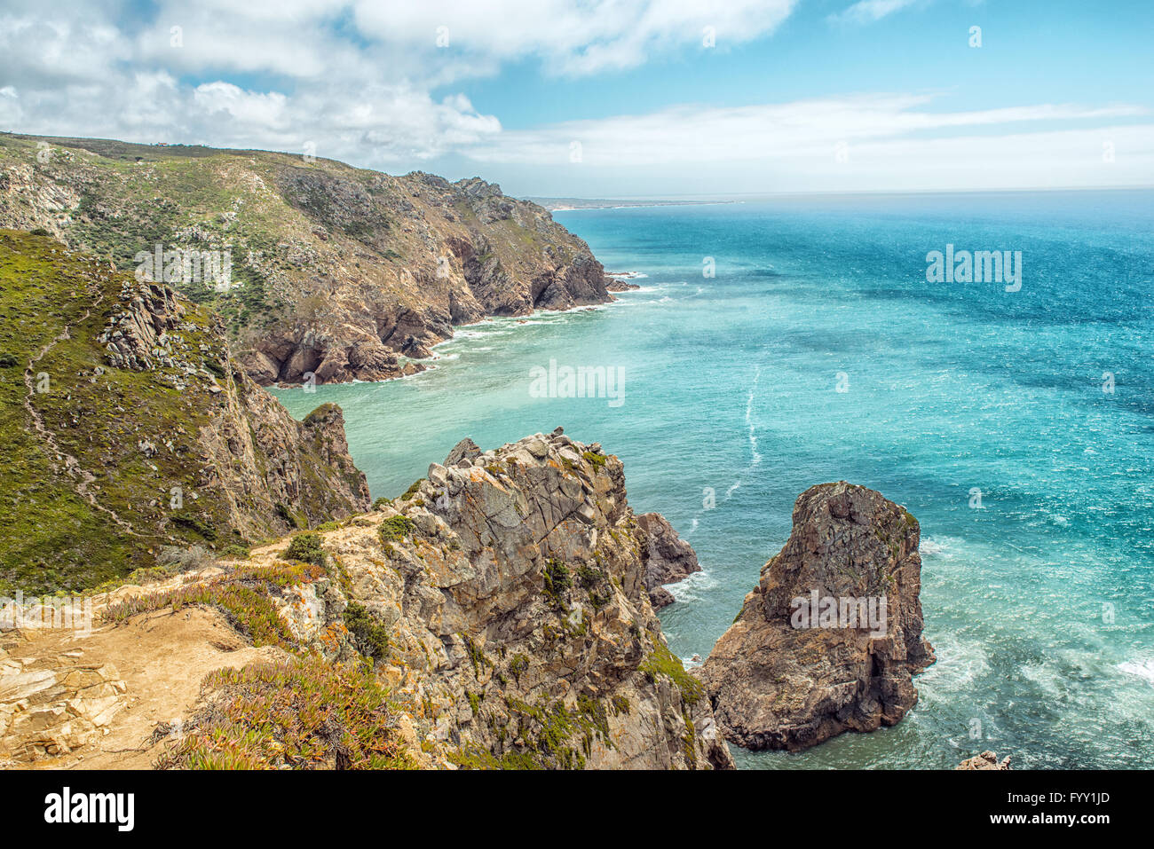 Cabo da Roca (Cape Roca), Portugal Stock Photo - Alamy