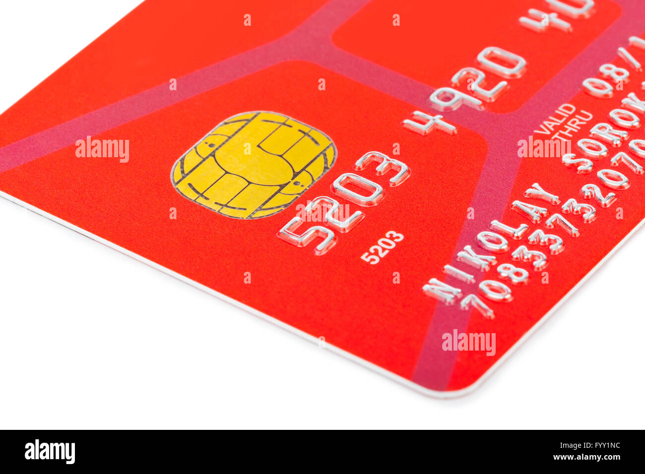 Red visa debit card hi-res stock photography and images - Alamy
