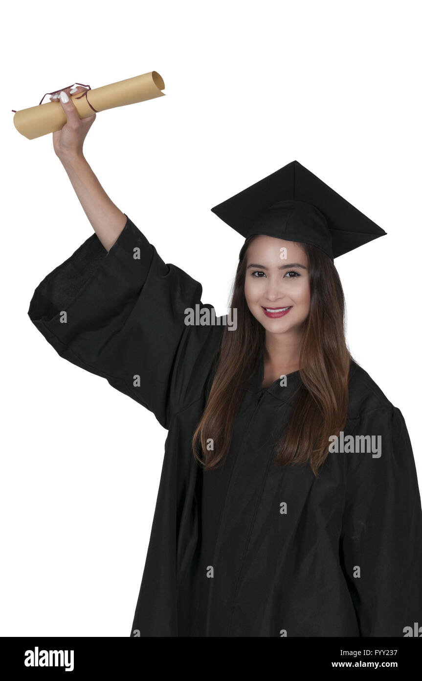 Diploma graduated hi-res stock photography and images - Alamy