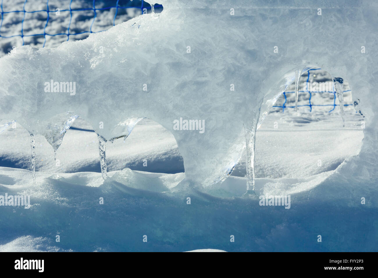 Glacial block of ice closeup Stock Photo - Alamy