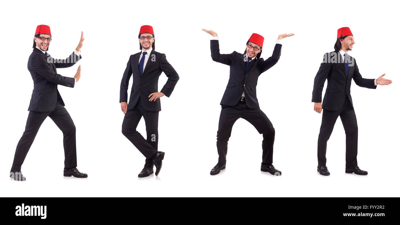 Middle eastern man wearing cap Cut Out Stock Images & Pictures - Alamy