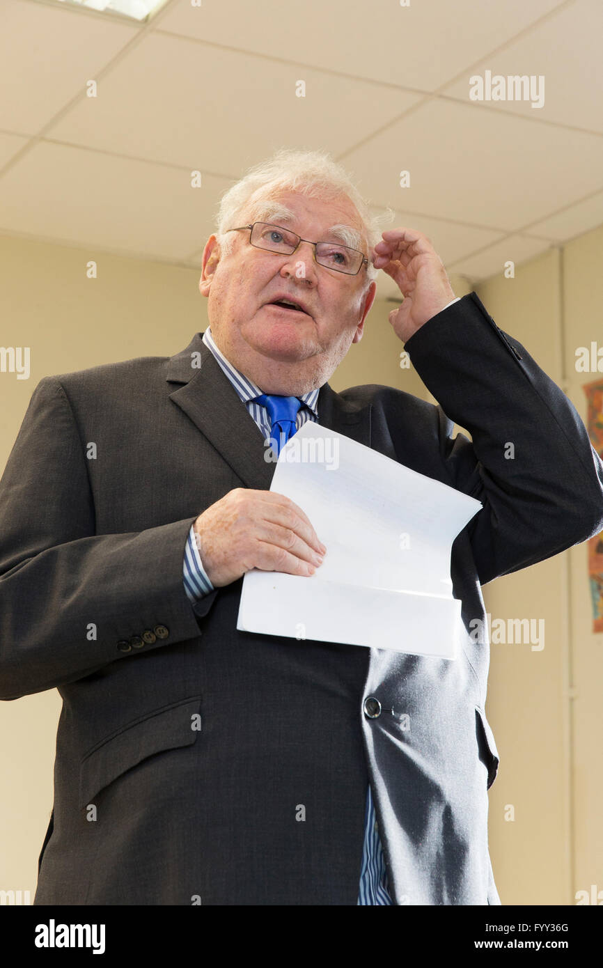 26th April 2016 - Author and historian Tim Pat Coogan pictured at the ...