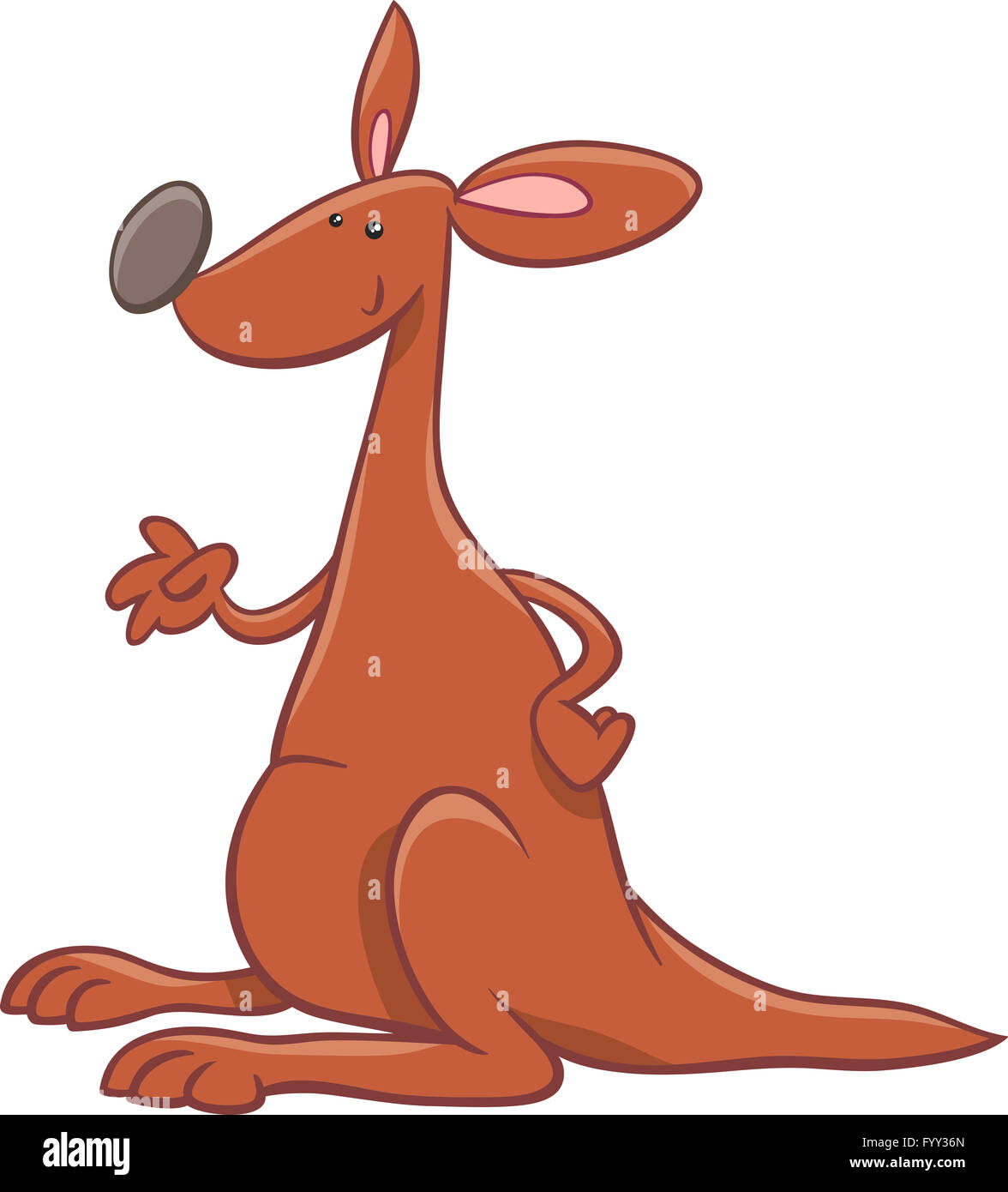 Cartoon character kangaroo hi-res stock photography and images - Alamy