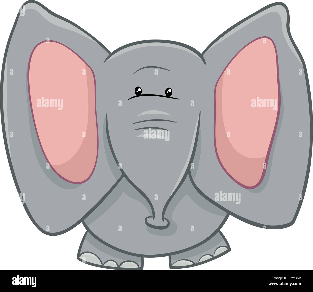 elephant character cartoon Stock Photo - Alamy