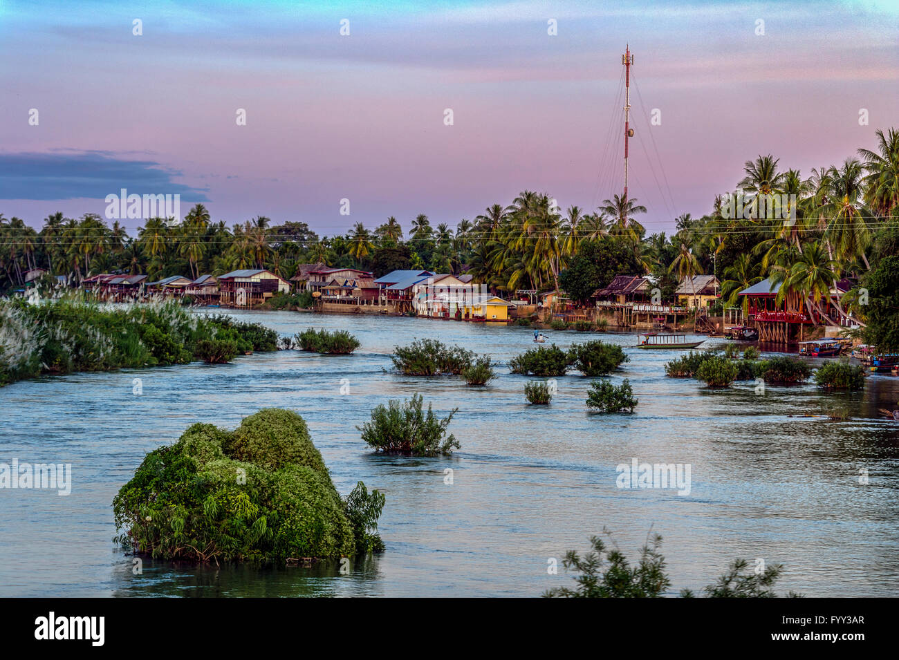 Asia. South-East Asia. Laos. Province of Champassak. 4000 islands. Don ...