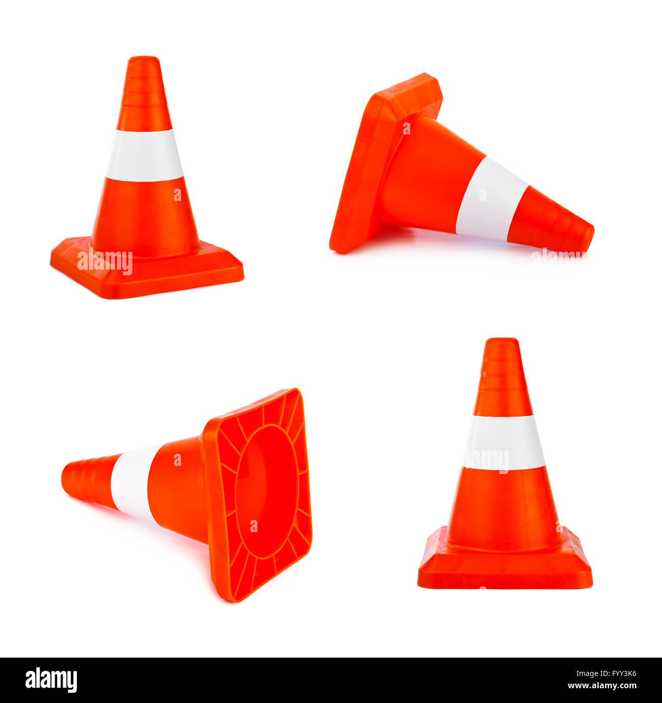 Group of traffic cones hi-res stock photography and images - Alamy