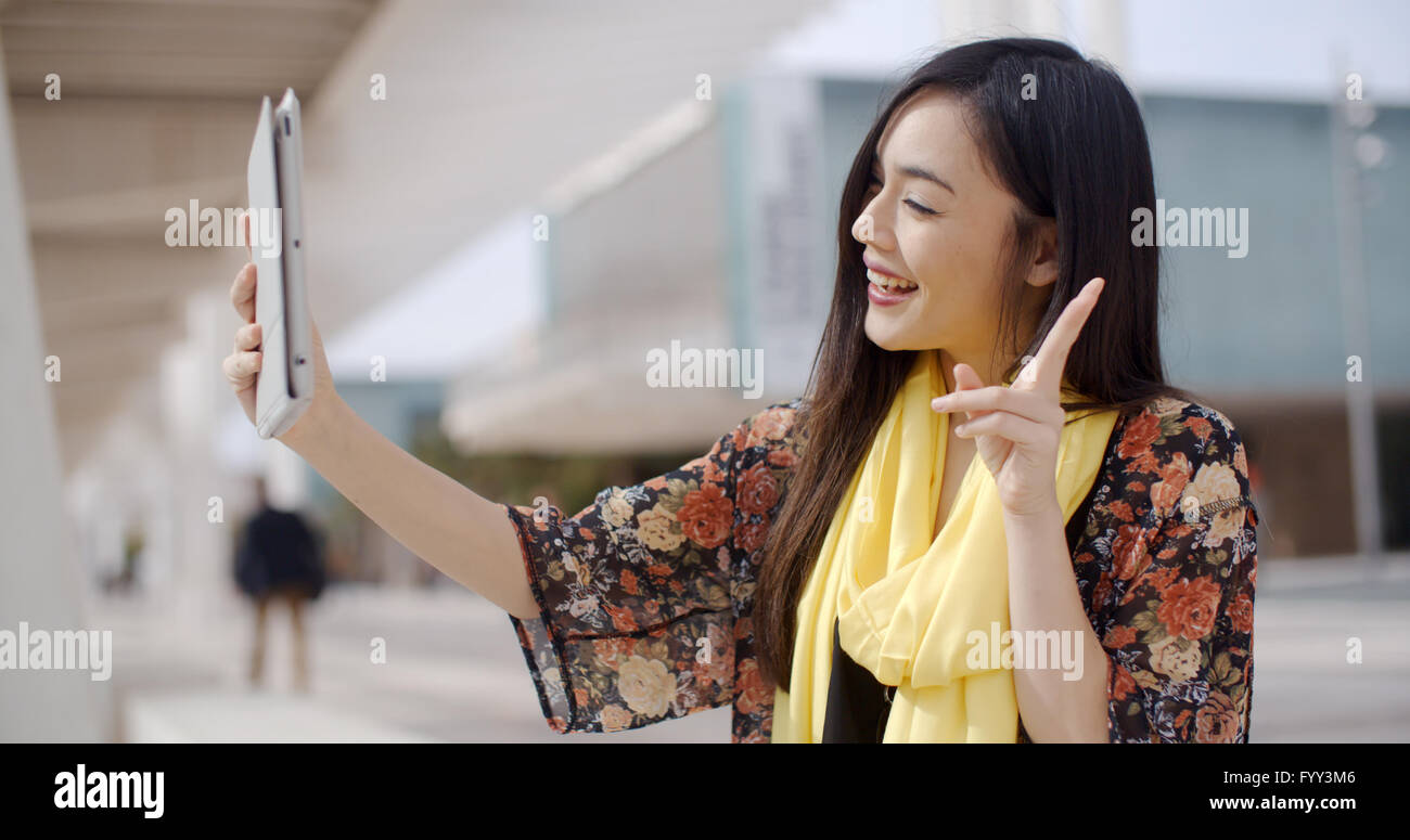 Female gesturing hi-res stock photography and images - Alamy