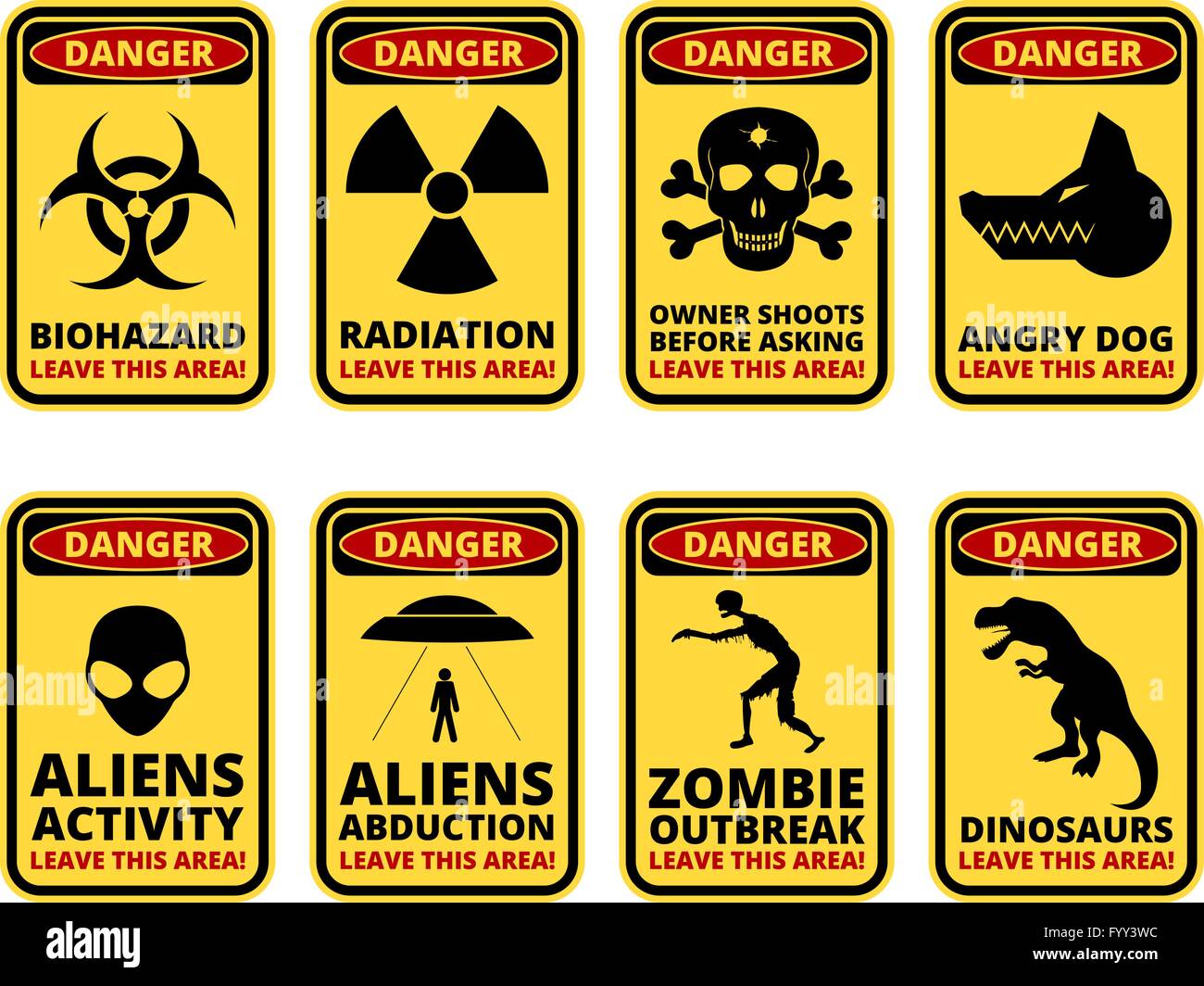 Road sign humor Stock Vector Images - Alamy