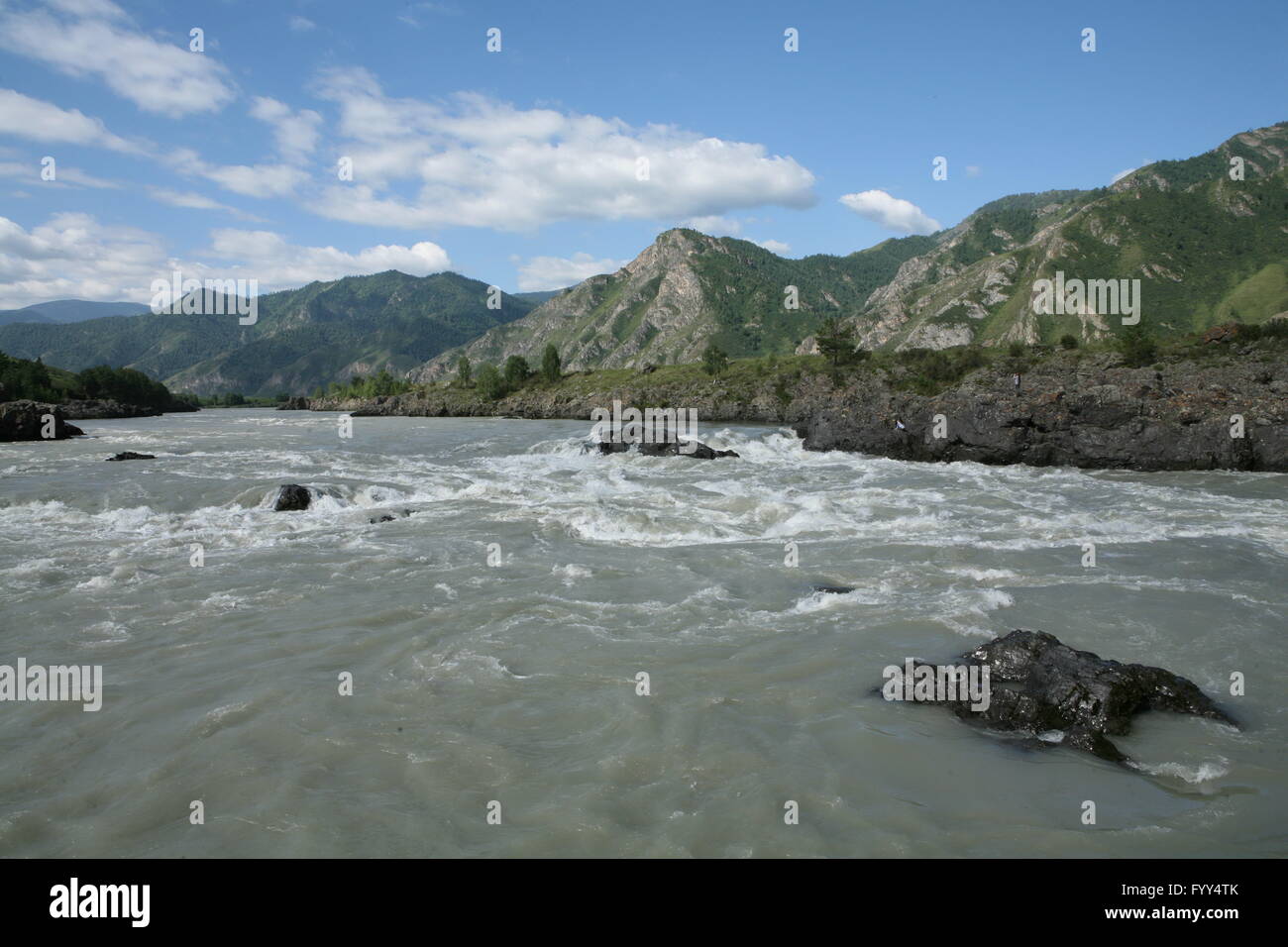 Altai region Russia mountain landscapes Stock Photo - Alamy