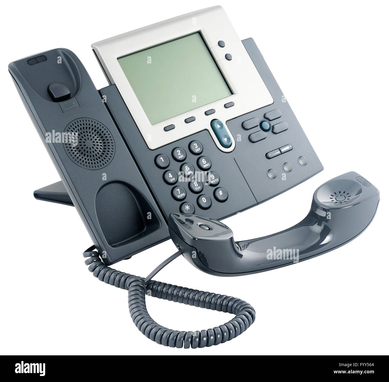Office digital telephone set Stock Photo - Alamy