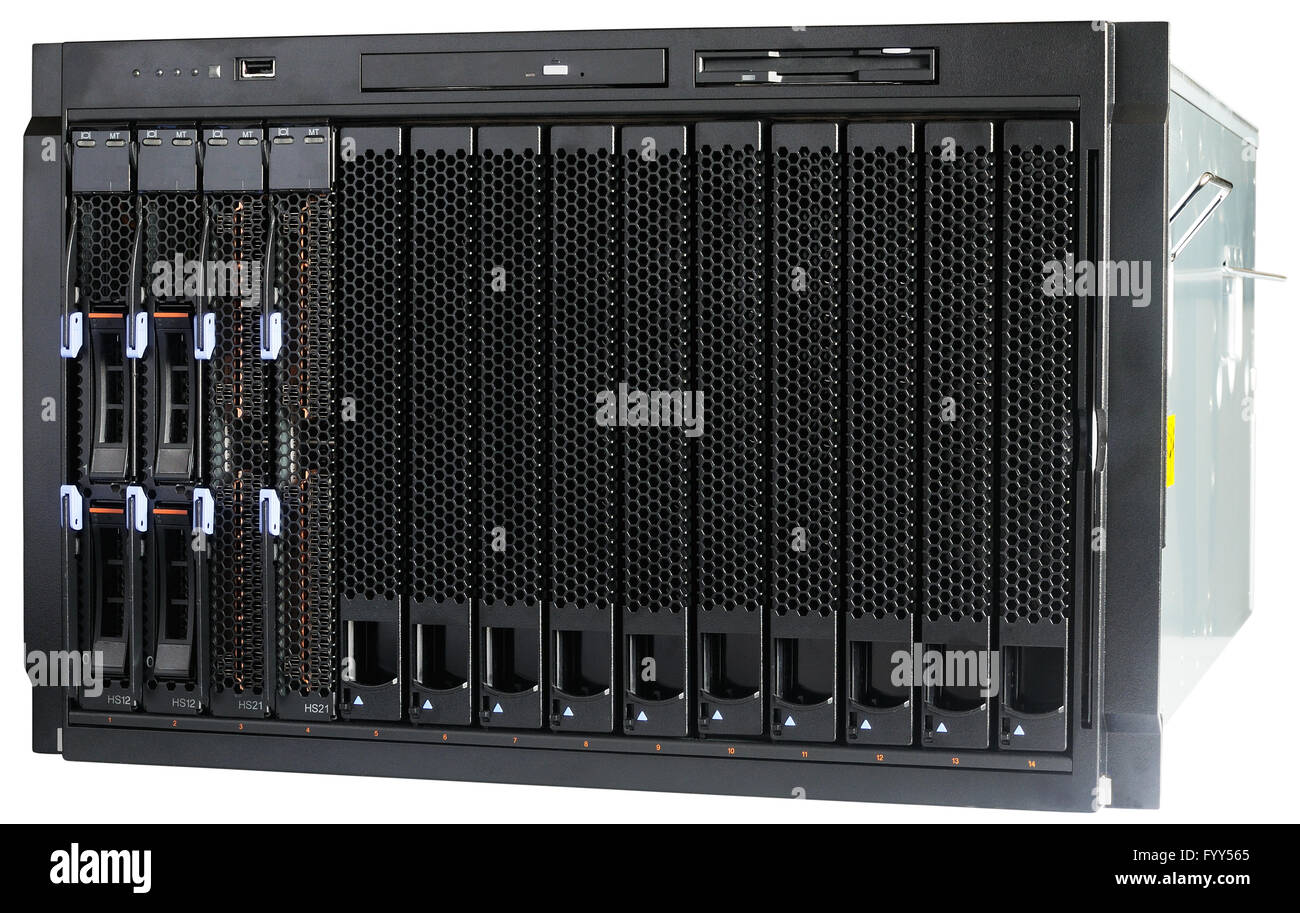 Blade server rack hi-res stock photography and images - Alamy